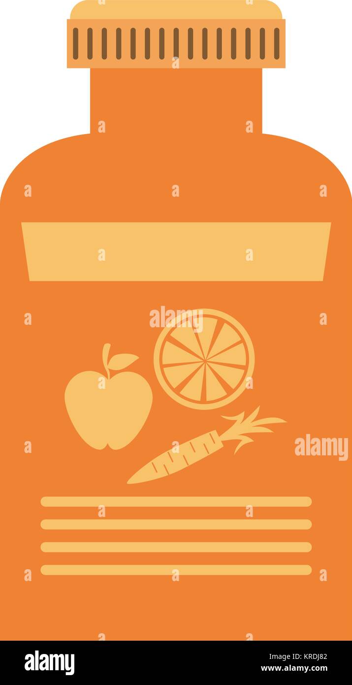 Vitamins bottle isolated Stock Vector Image & Art - Alamy