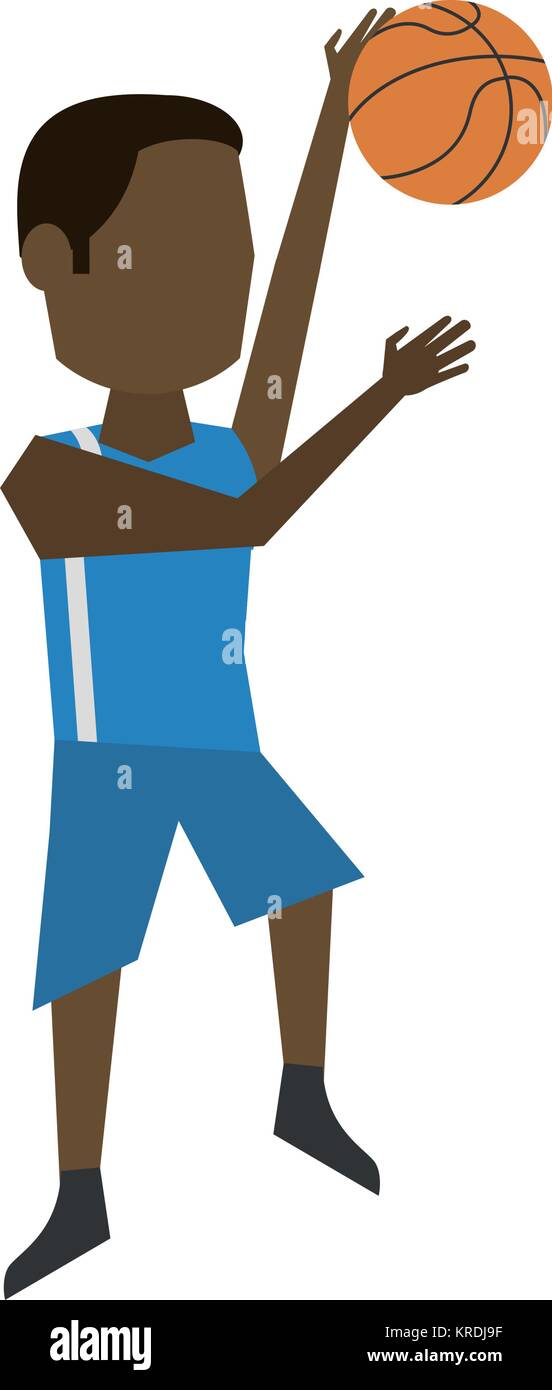Male basketball player cartoon Stock Vector Image & Art - Alamy