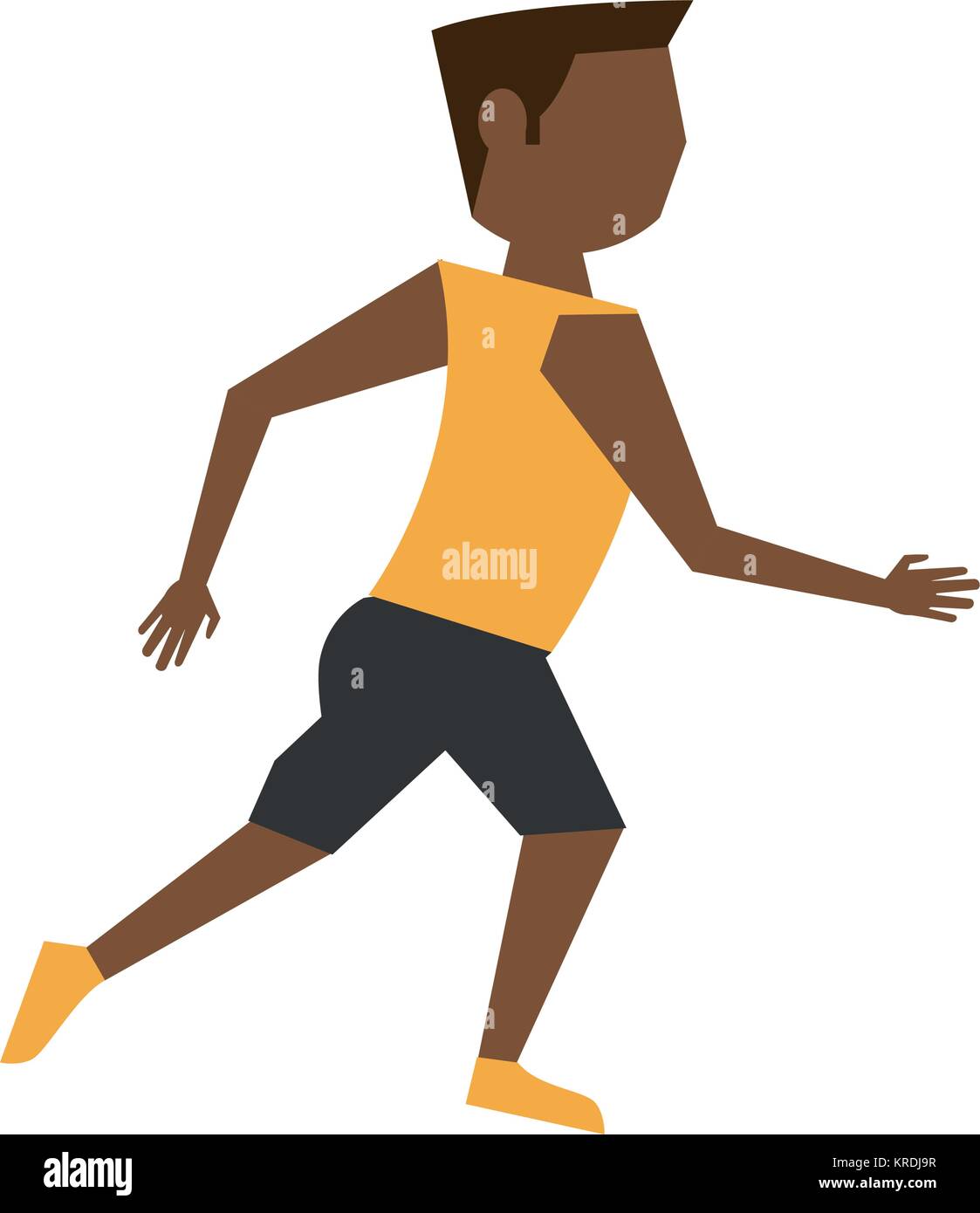 Athlete running cartoon Stock Vector Image & Art - Alamy