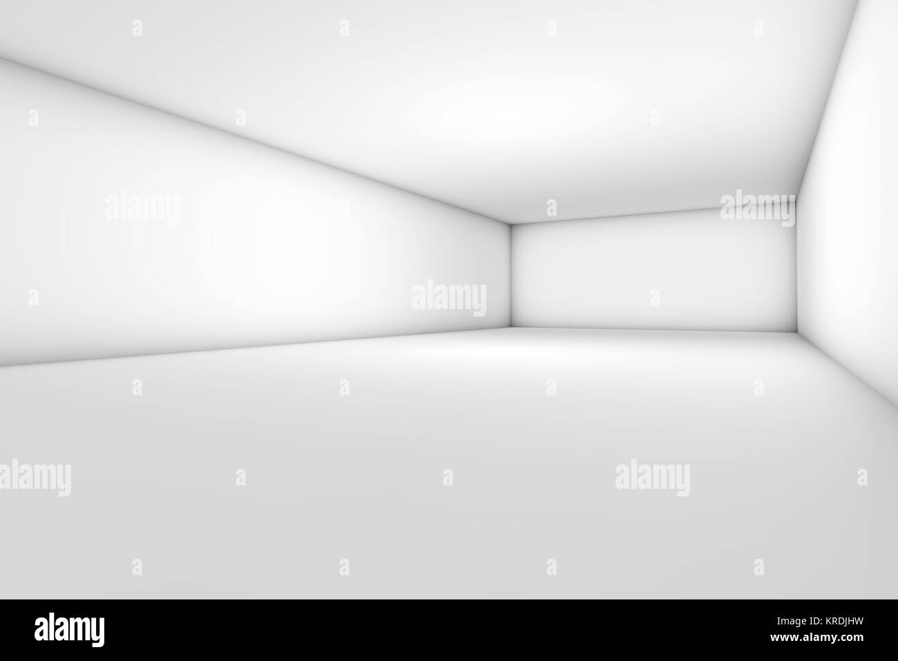 A empty and generic room. 3d rendered illustration Stock Photo - Alamy