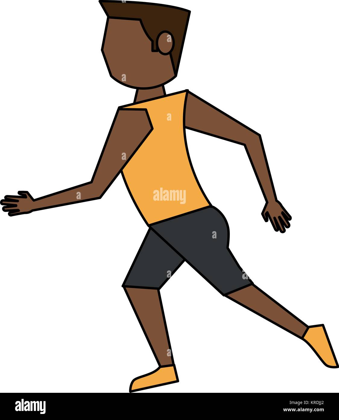 Athlete running cartoon Stock Vector Image & Art - Alamy
