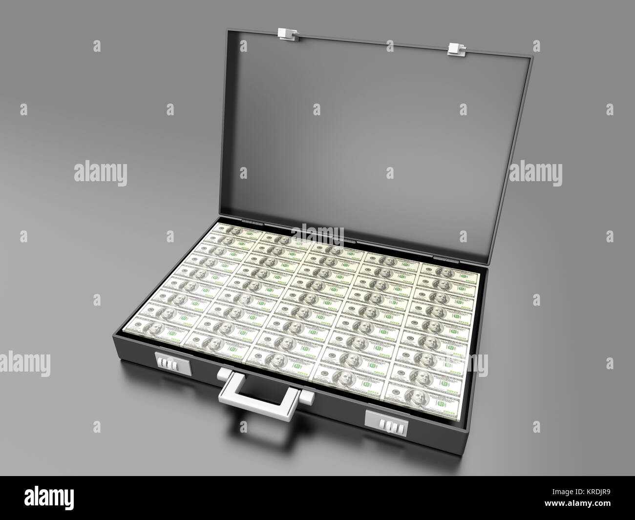 A briefcase full of Cash Stock Photo - Alamy
