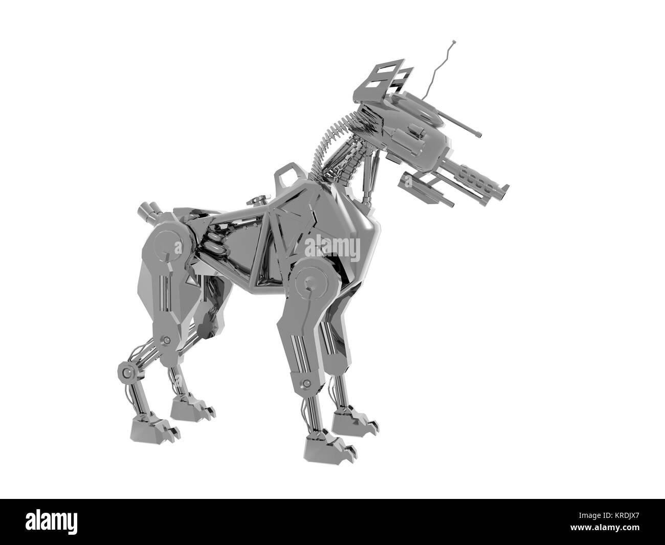 Robotic dog Black and White Stock Photos & Images - Alamy
