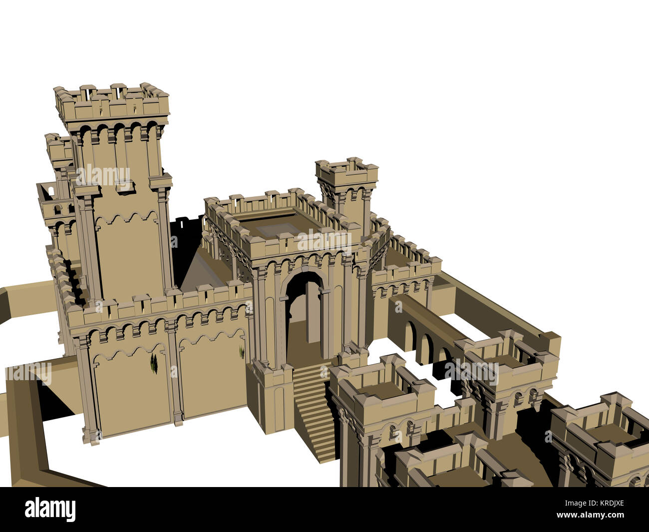 castle complex free Stock Photo - Alamy