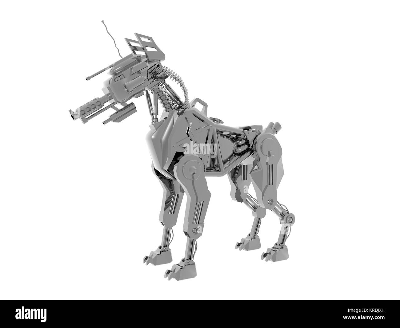 Robotic dog Black and White Stock Photos & Images - Alamy