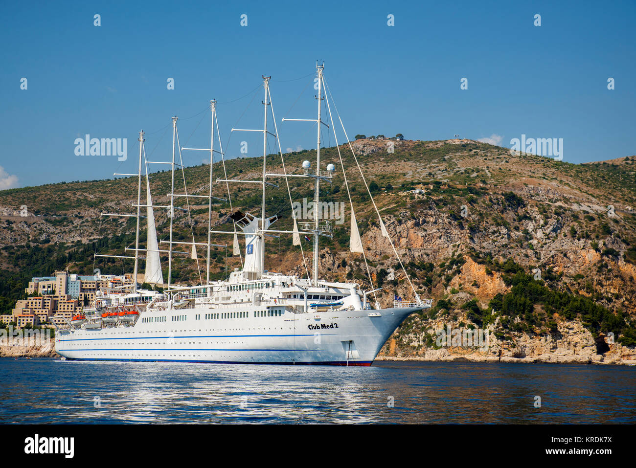 Club Med 2 Cruise ship, Croatia Stock Photo - Alamy