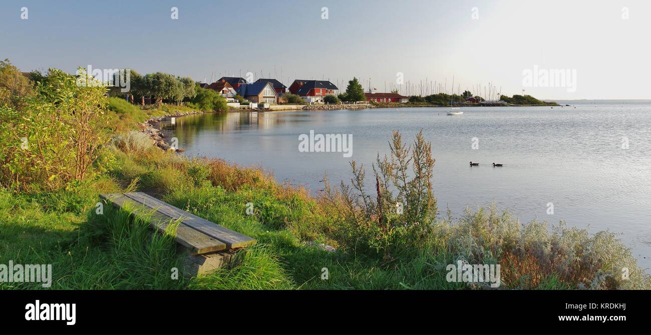 fehmarn island,view from the dyke trail on lemkenhafen Stock Photo - Alamy