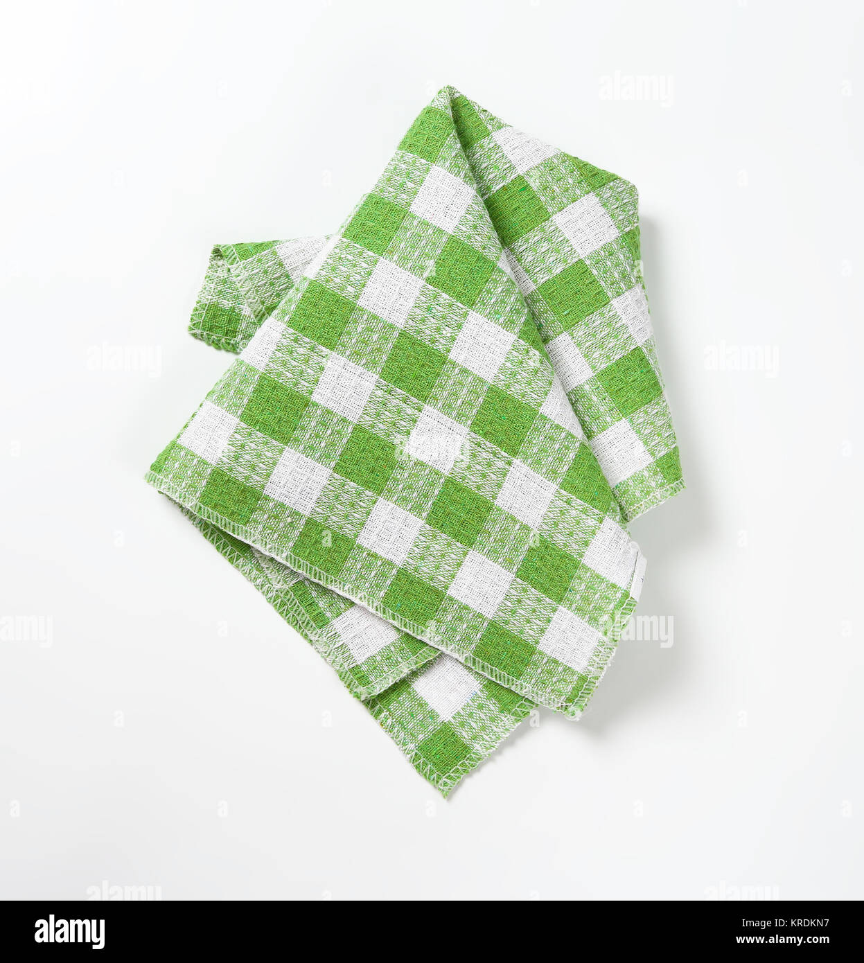 checkered dish towel Stock Photo - Alamy