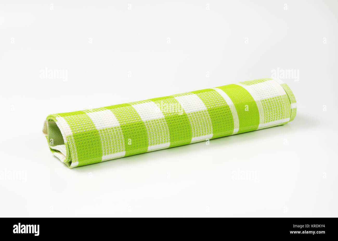 checkered tea towel Stock Photo - Alamy