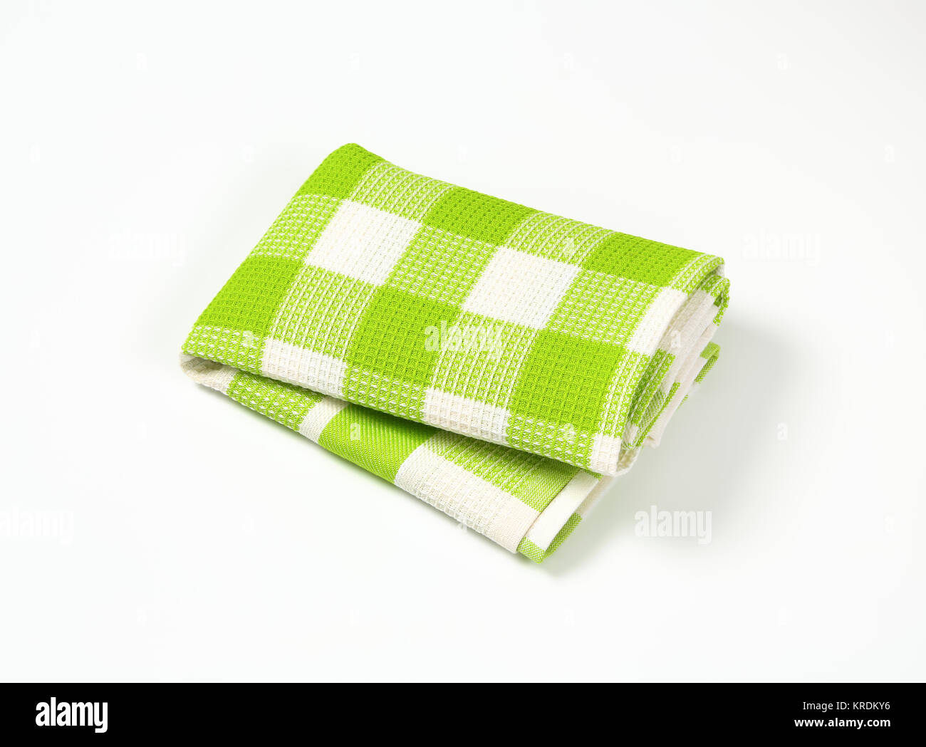 checkered tea towel Stock Photo - Alamy