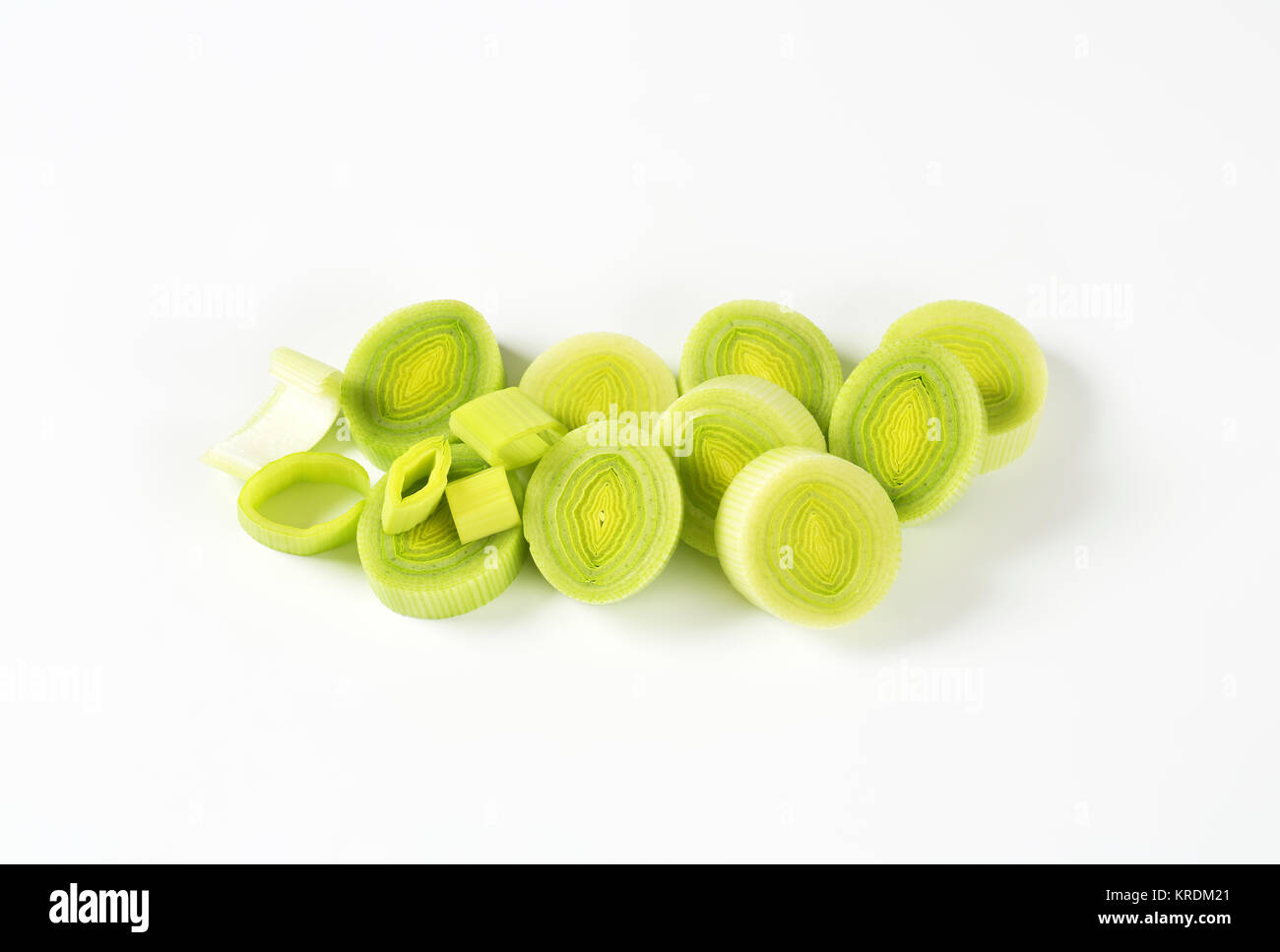 chopped fresh leek Stock Photo - Alamy