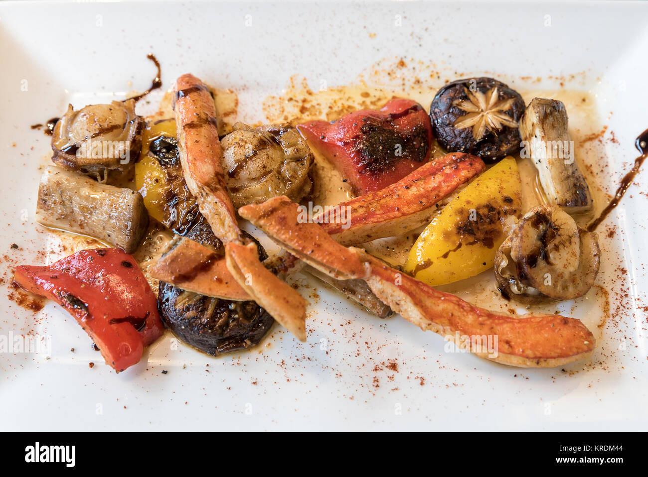 grilled taraba japanese king crab Stock Photo - Alamy