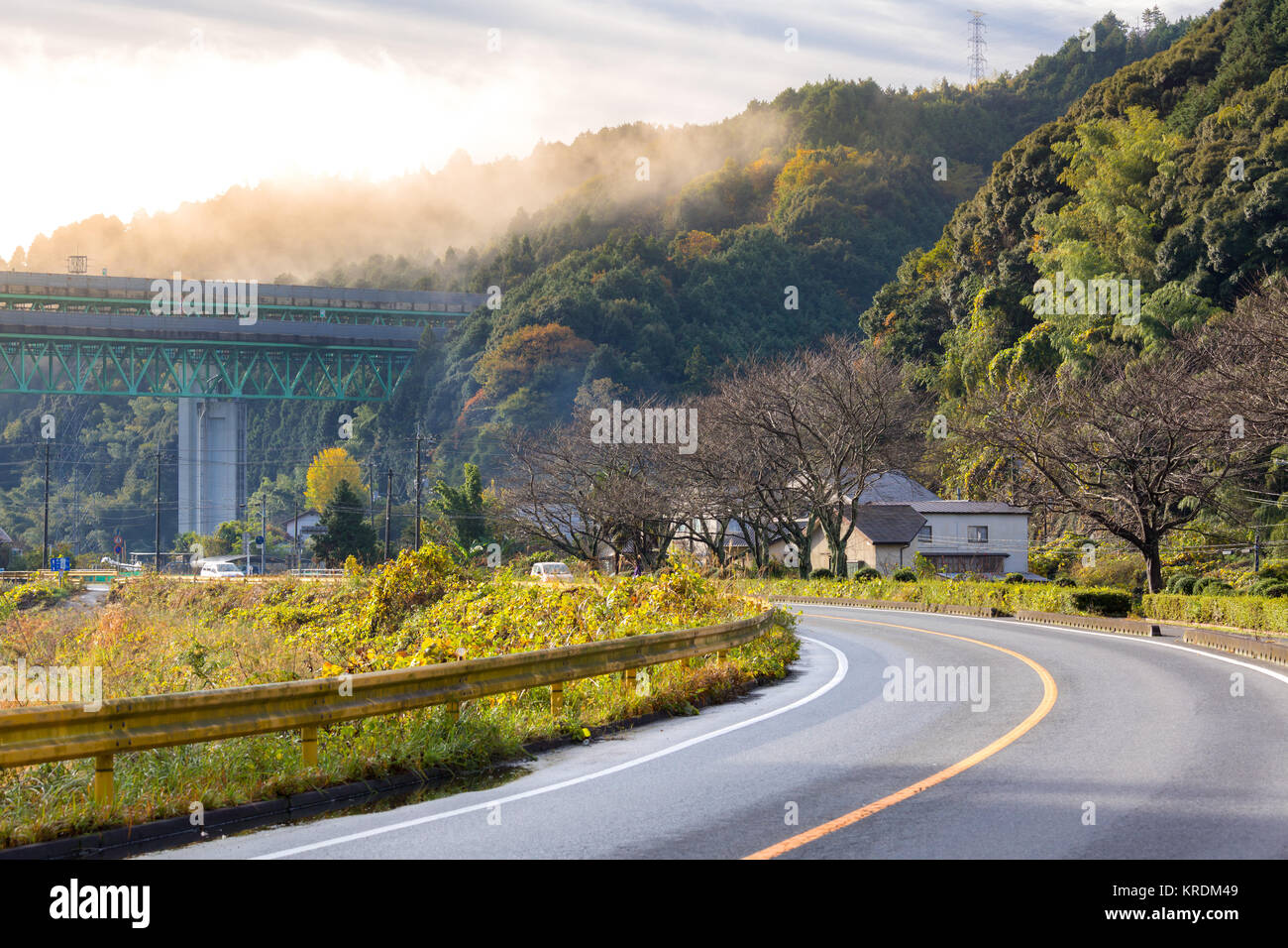 Japan countryside motorway hi-res stock photography and images - Alamy