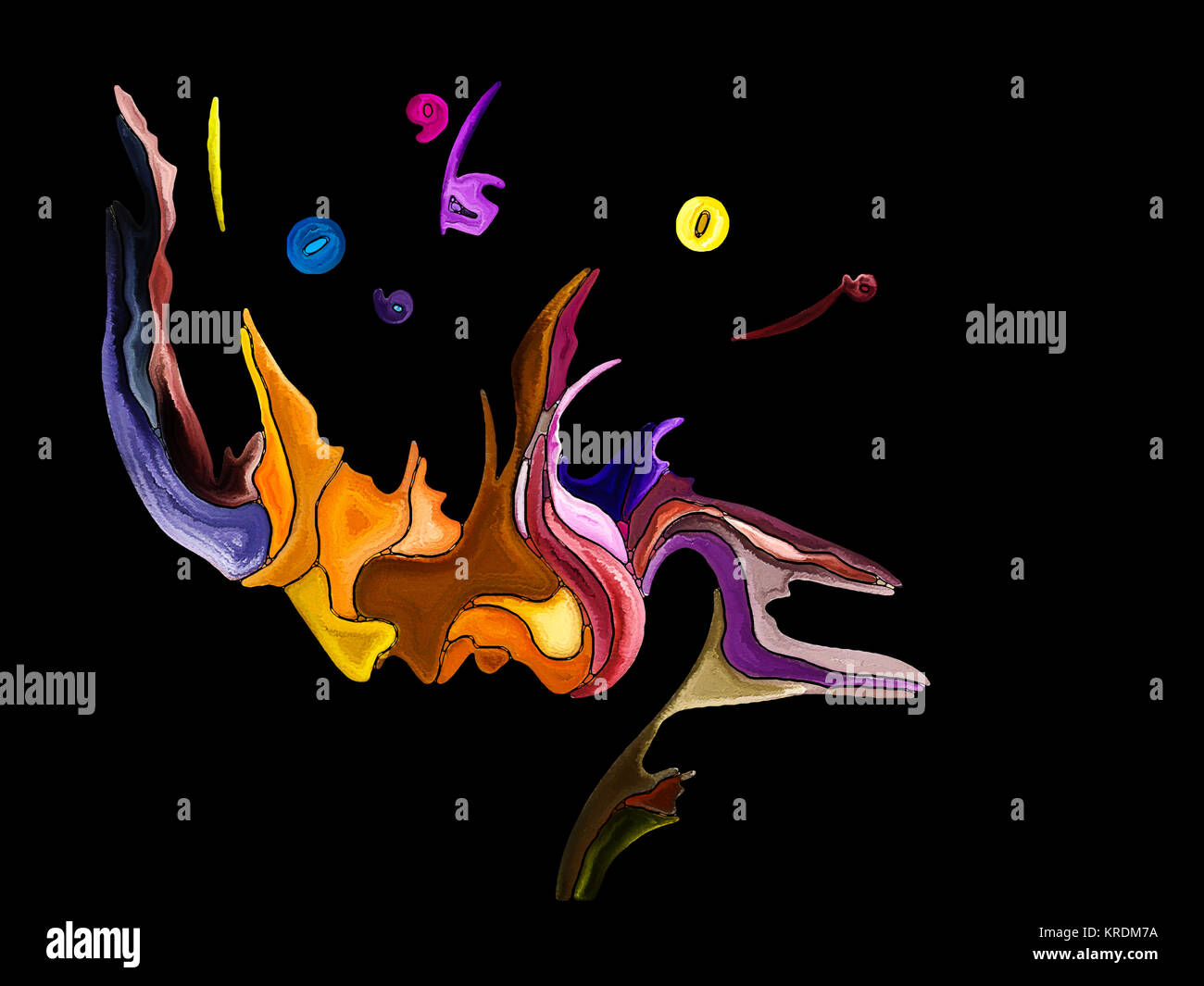 Fragmented face self hi-res stock photography and images - Alamy