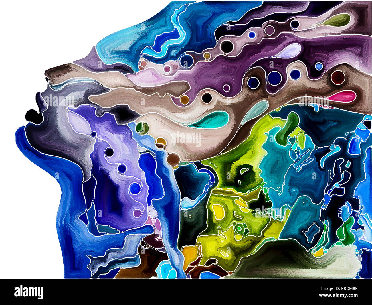 Evolving Self Fragmentation Stock Photo - Alamy