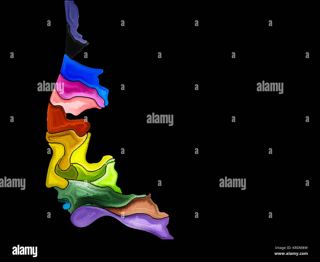 Fragmented face self hi-res stock photography and images - Alamy