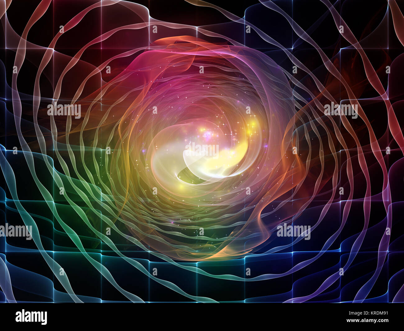 Energy of Abstract Visualization Stock Photo - Alamy