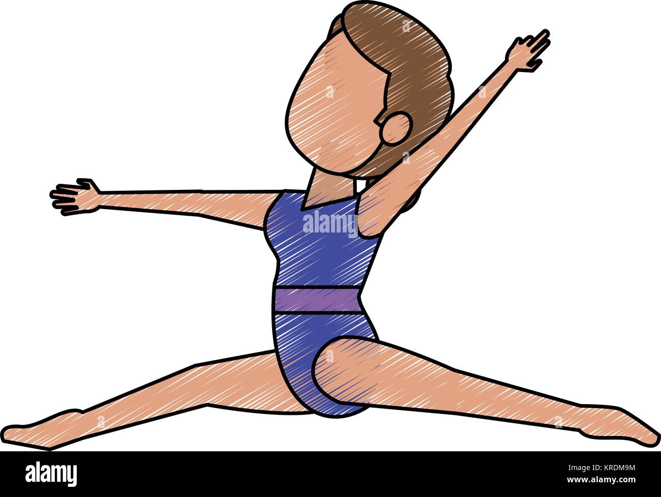 Studio classical flexibility Stock Vector Images - Alamy