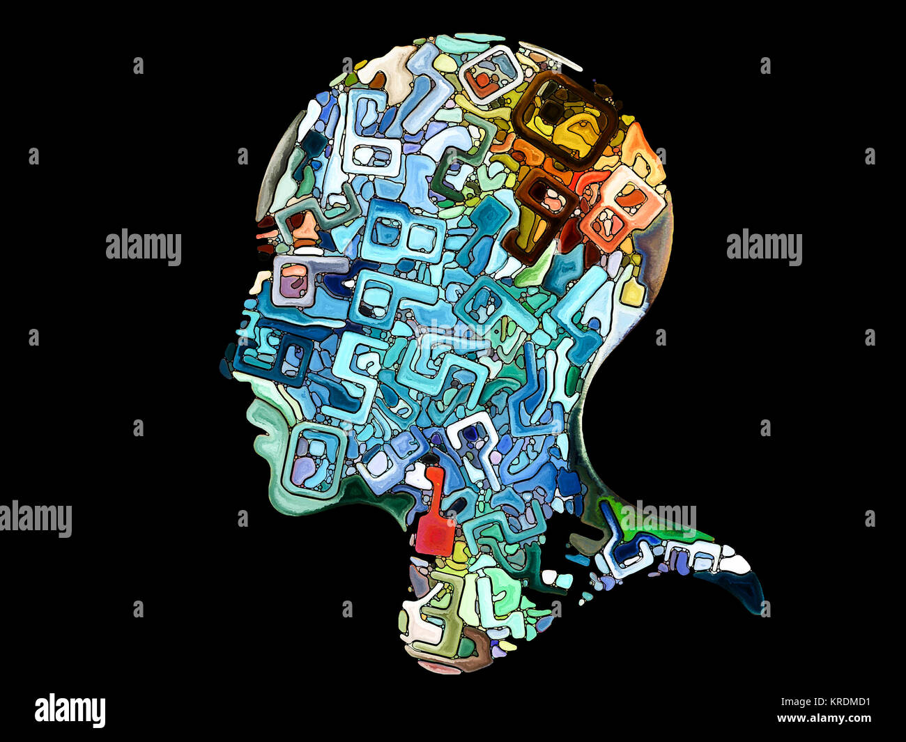 Evolving Self Fragmentation Stock Photo - Alamy