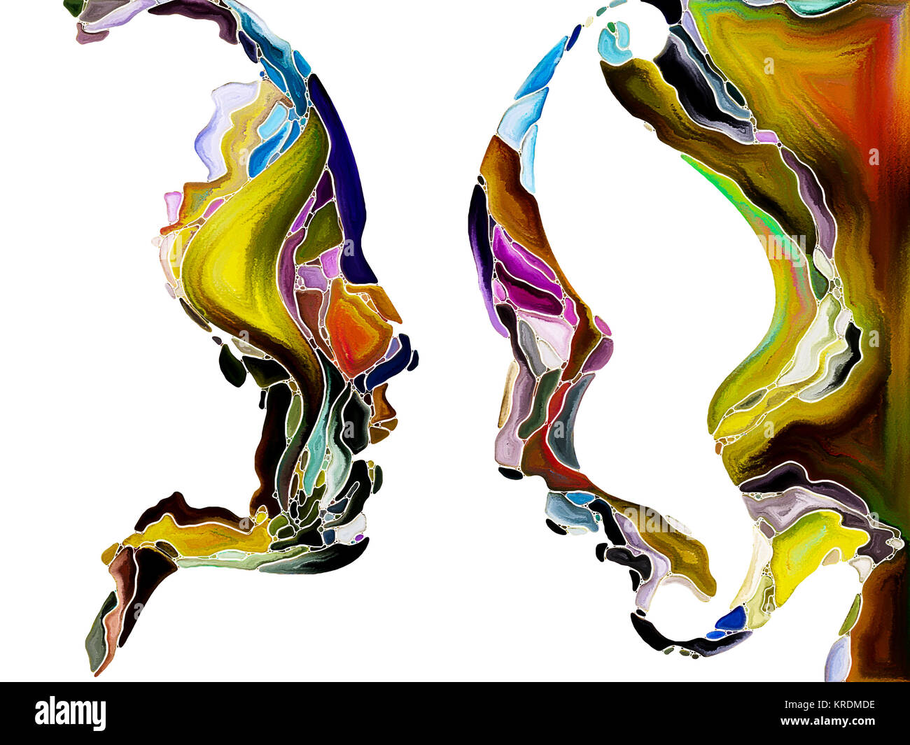 Visualization of Self Fragmentation Stock Photo - Alamy