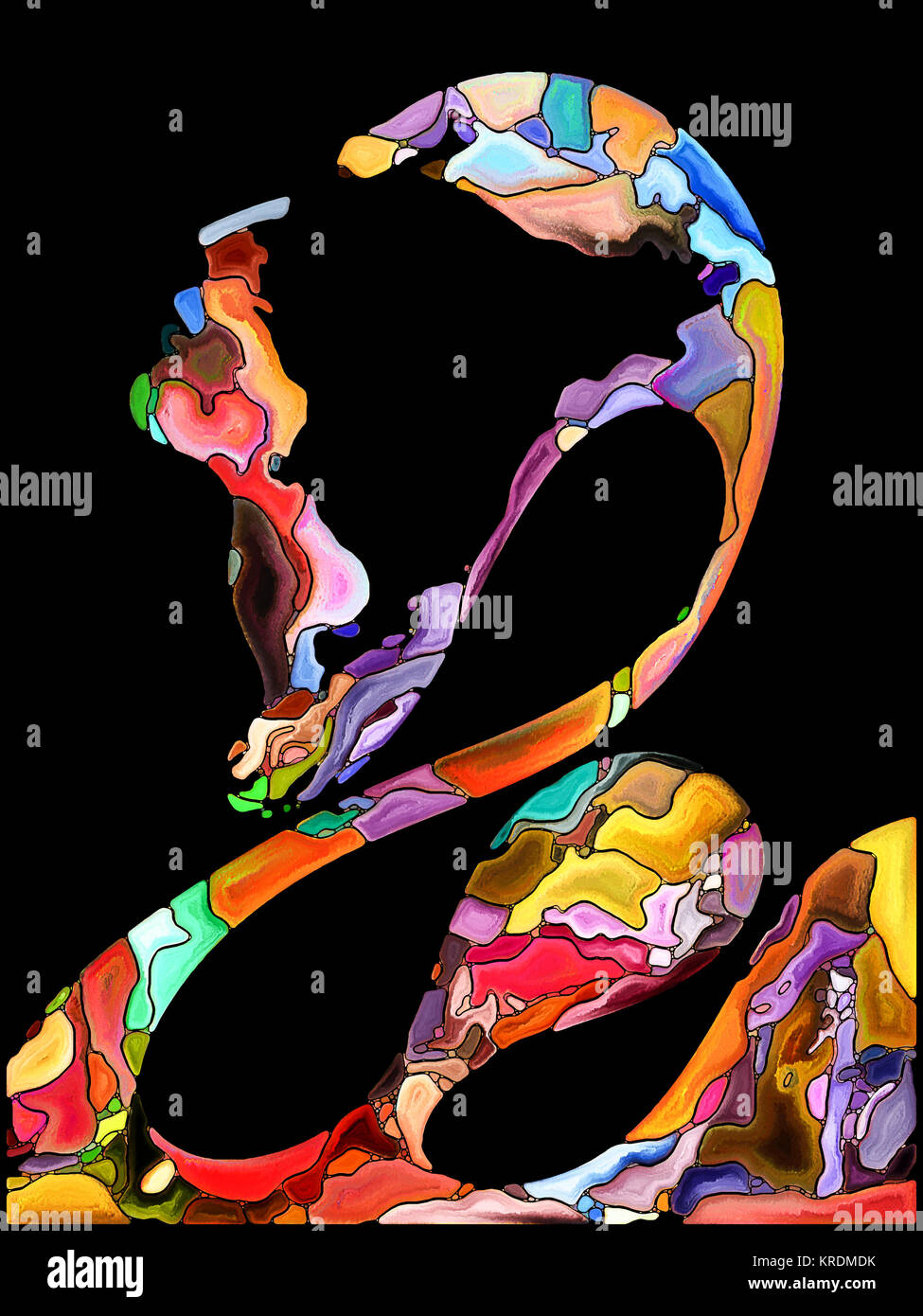 Conceptual Self Fragmentation Stock Photo - Alamy