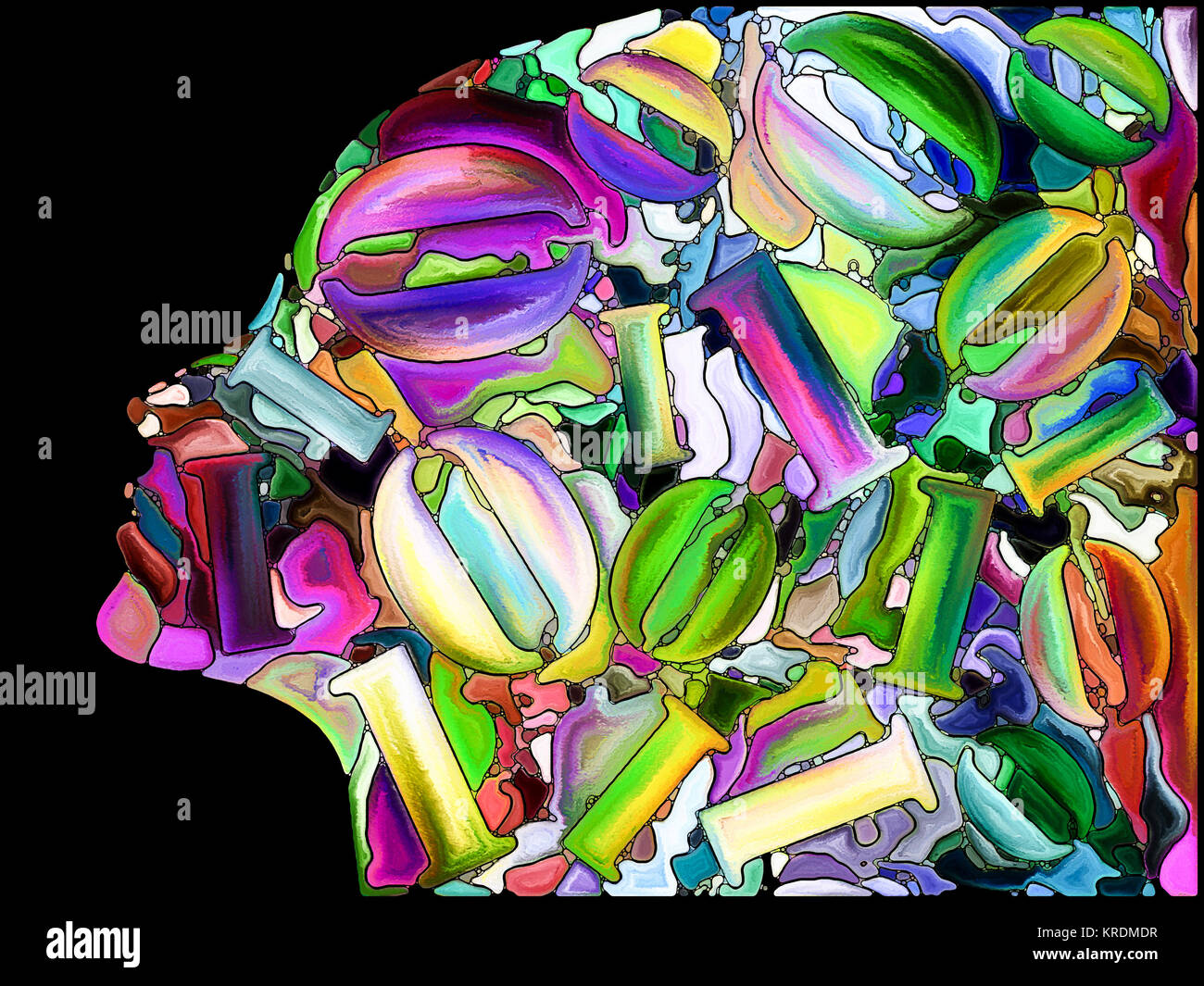 Evolving Self Fragmentation Stock Photo - Alamy
