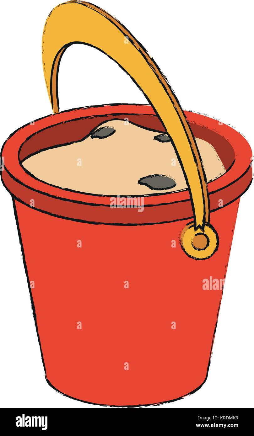 Bucket sand play kid Stock Vector Images - Alamy