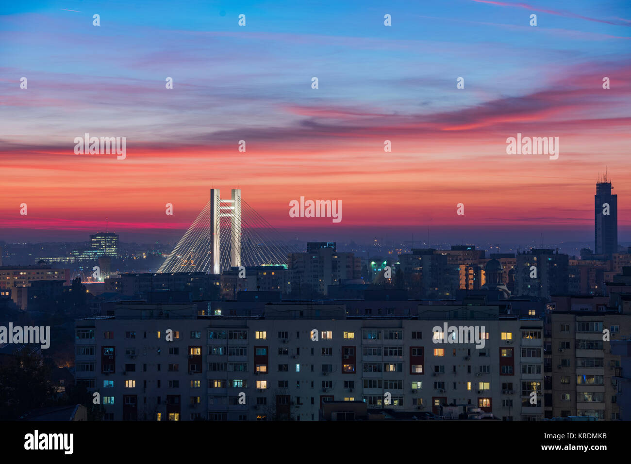 Bucharest sunset hi-res stock photography and images - Alamy