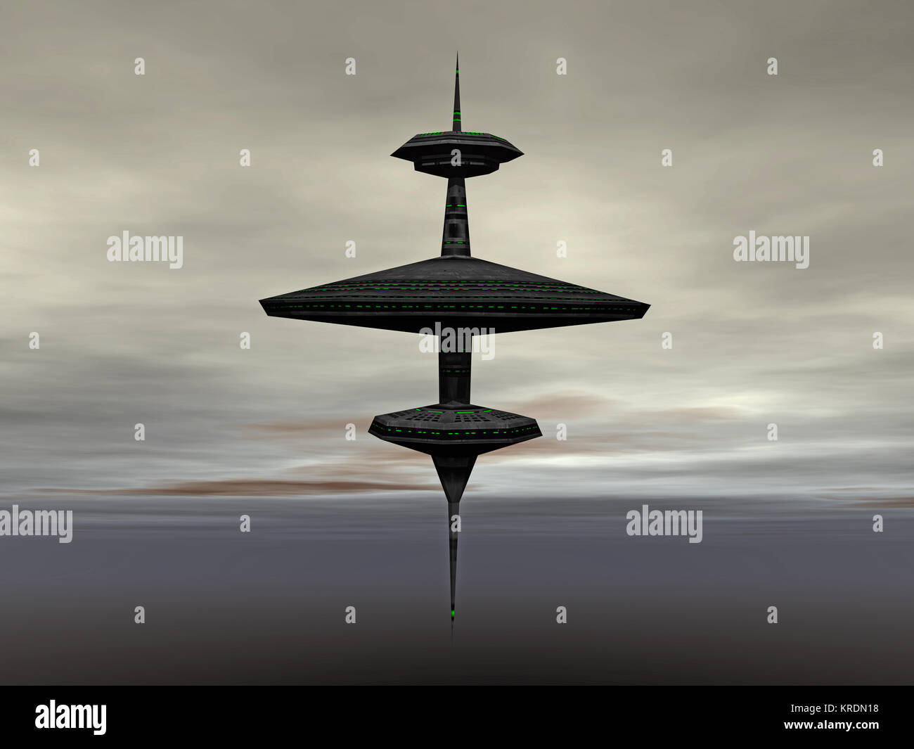 Alien space station hi-res stock photography and images - Alamy