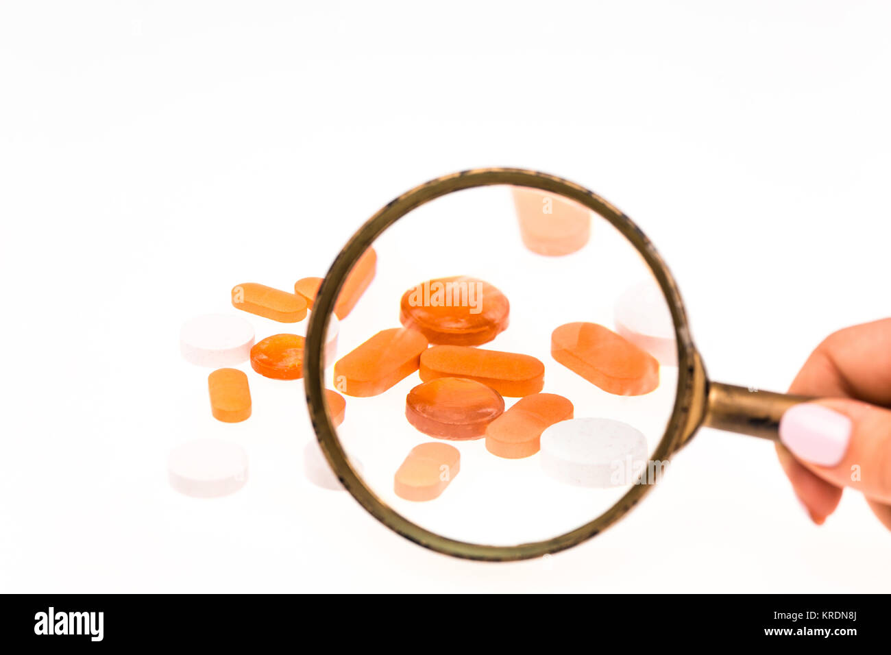 Packet capsules close up Cut Out Stock Images & Pictures - Alamy