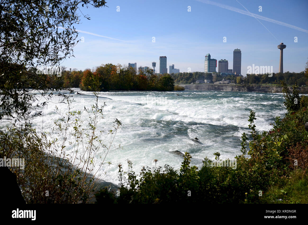Niagara Falls from American side, Buffalo, New York State, USA Stock ...