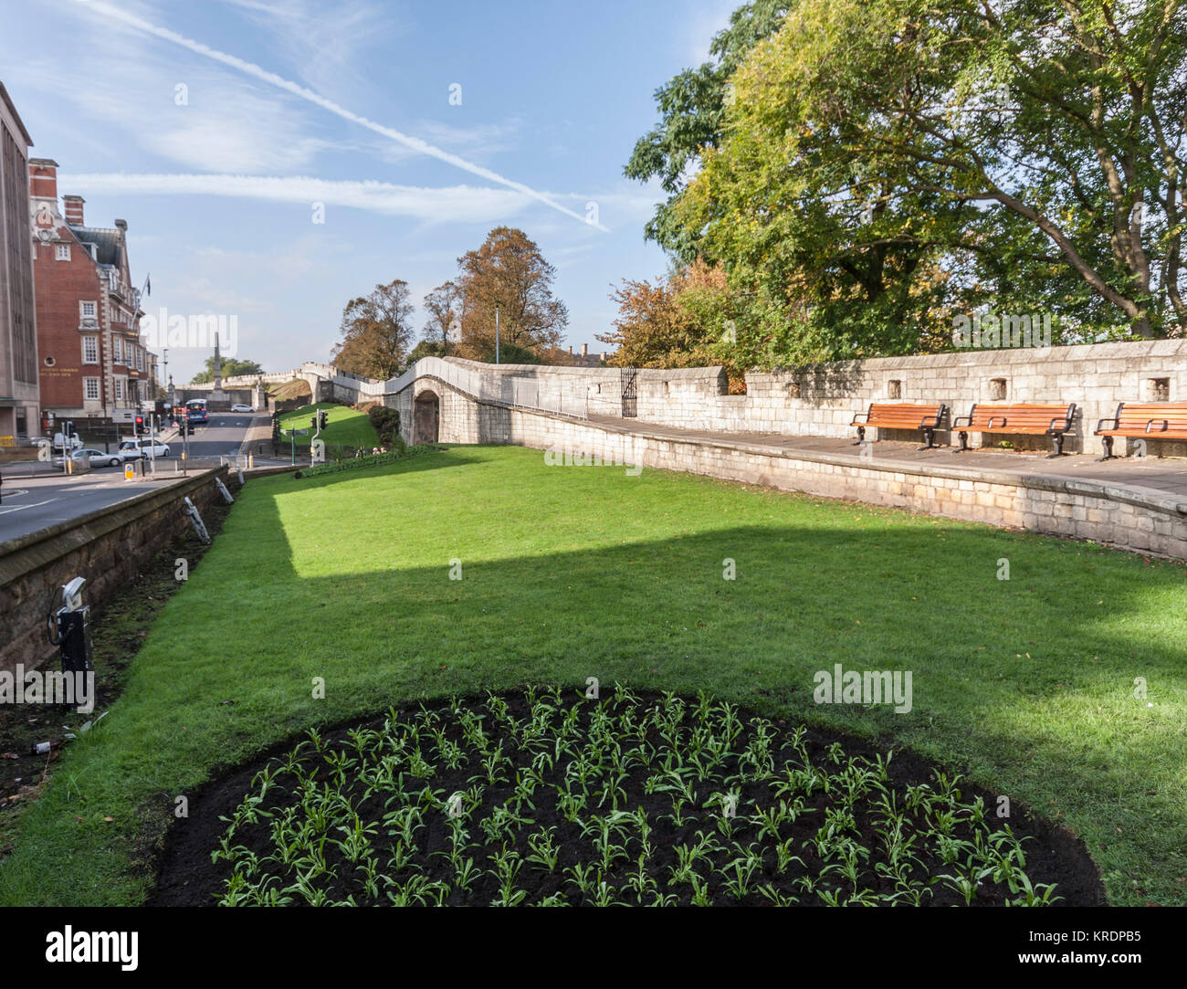 The city walls around York,England,UK Stock Photo - Alamy