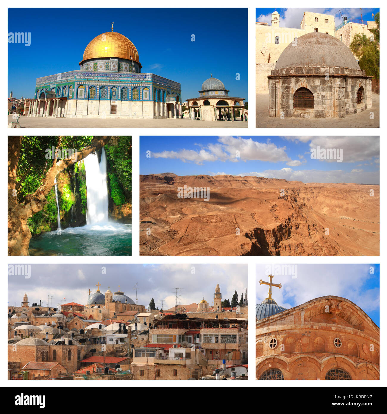 Impressions of Israel, Collage of Travel Images Stock Photo - Alamy