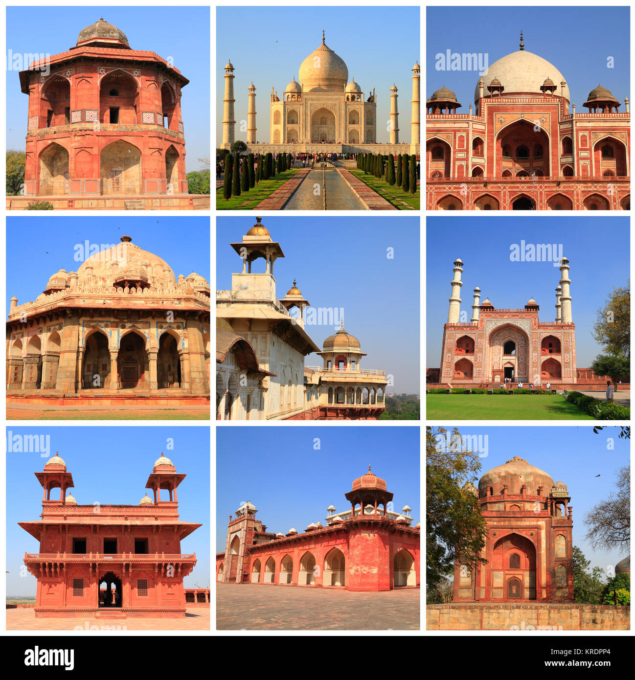 Impressions of India, Collage of Travel Images Stock Photo - Alamy