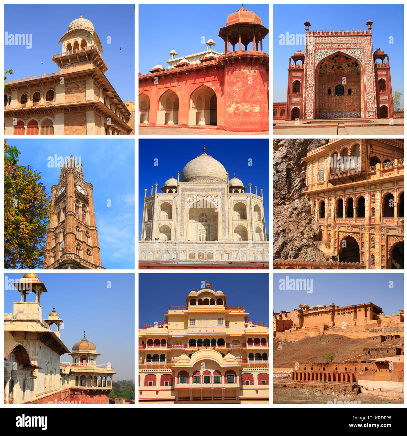 Impressions of India, Collage of Travel Images Stock Photo - Alamy