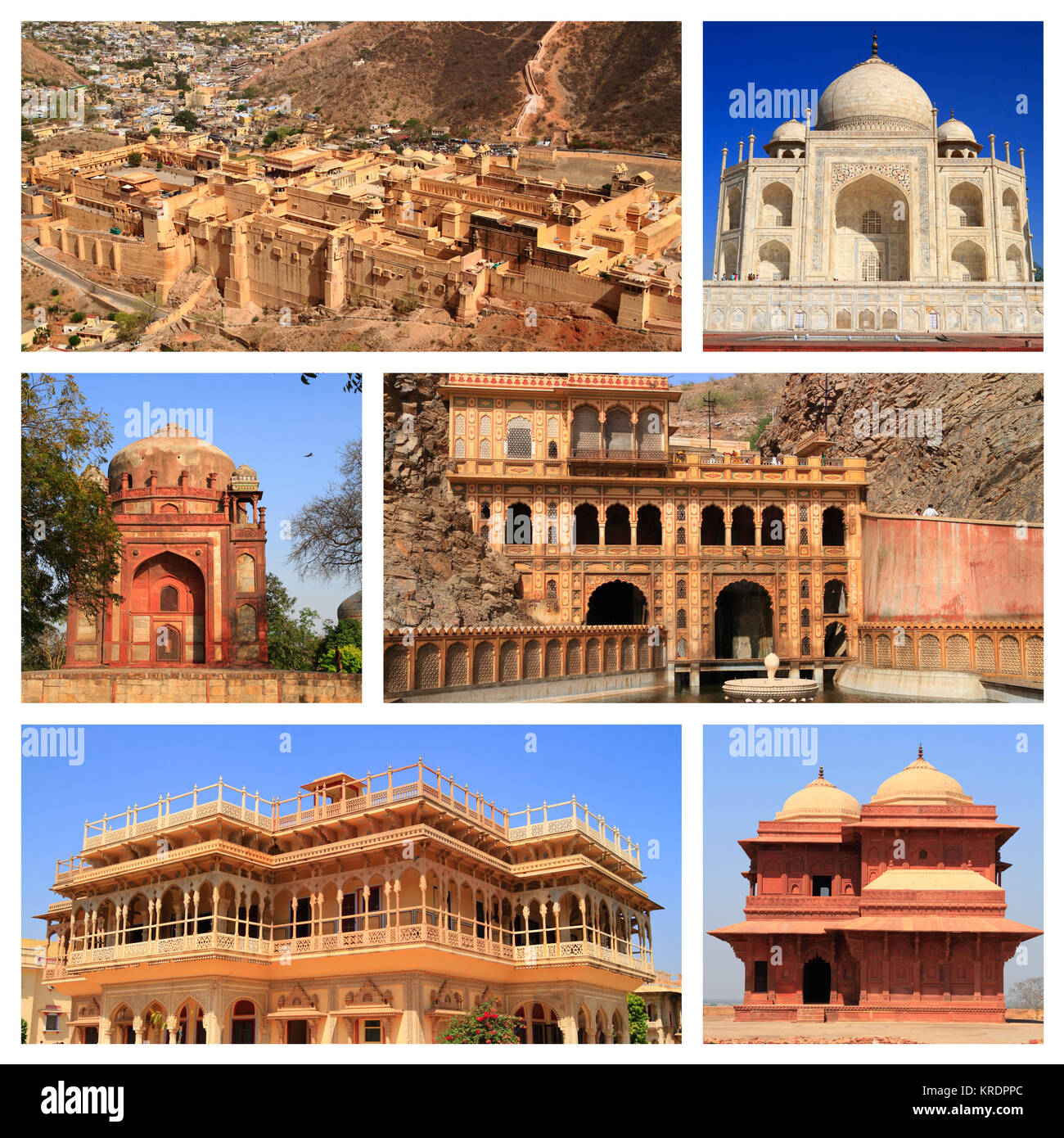 Impressions of India, Collage of Travel Images Stock Photo - Alamy