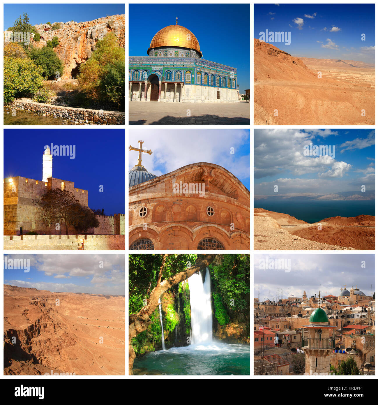 Impressions of Israel, Collage of Travel Images Stock Photo - Alamy