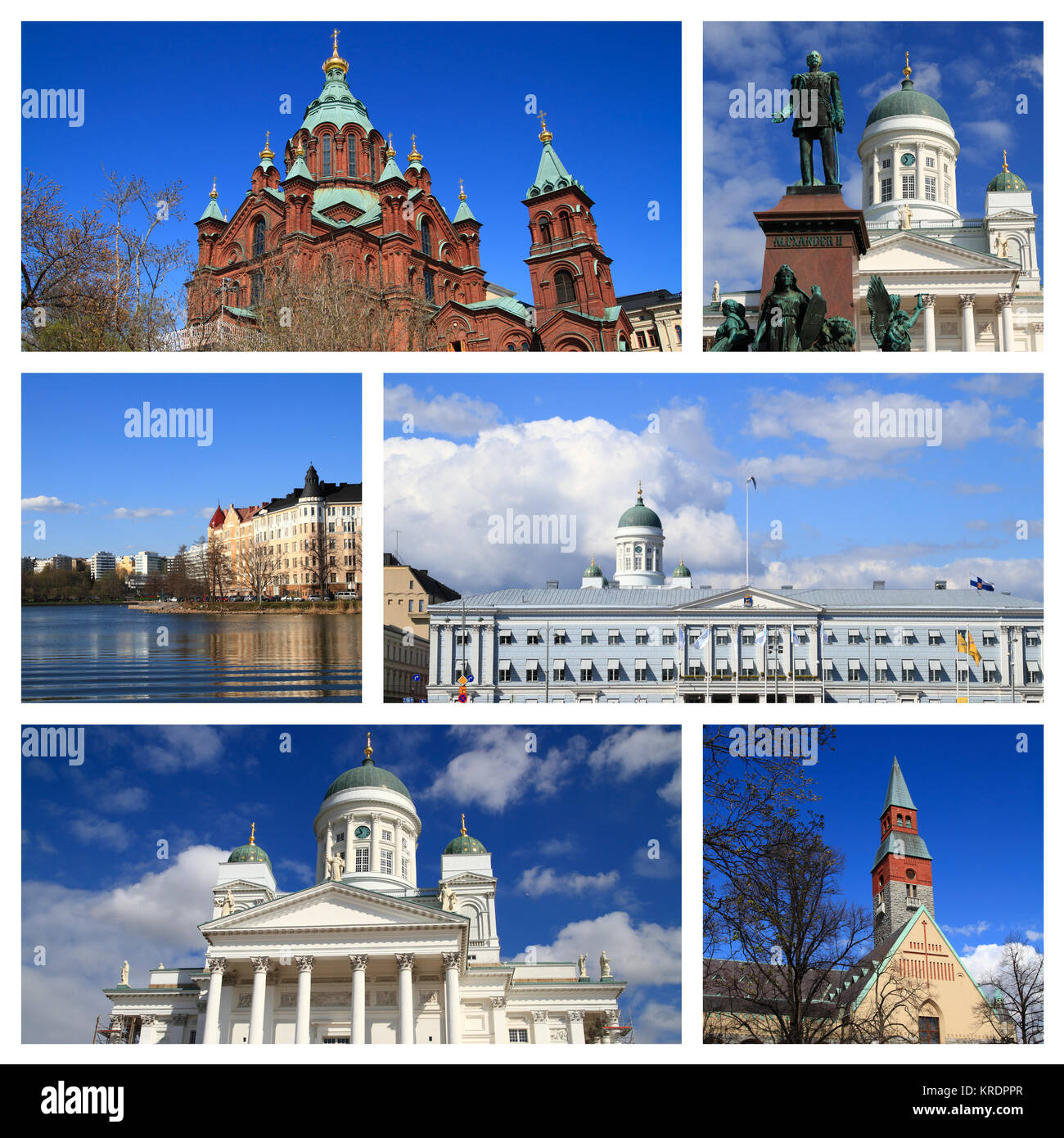 Impressions of Helsinki, Collage of Travel Images Stock Photo - Alamy