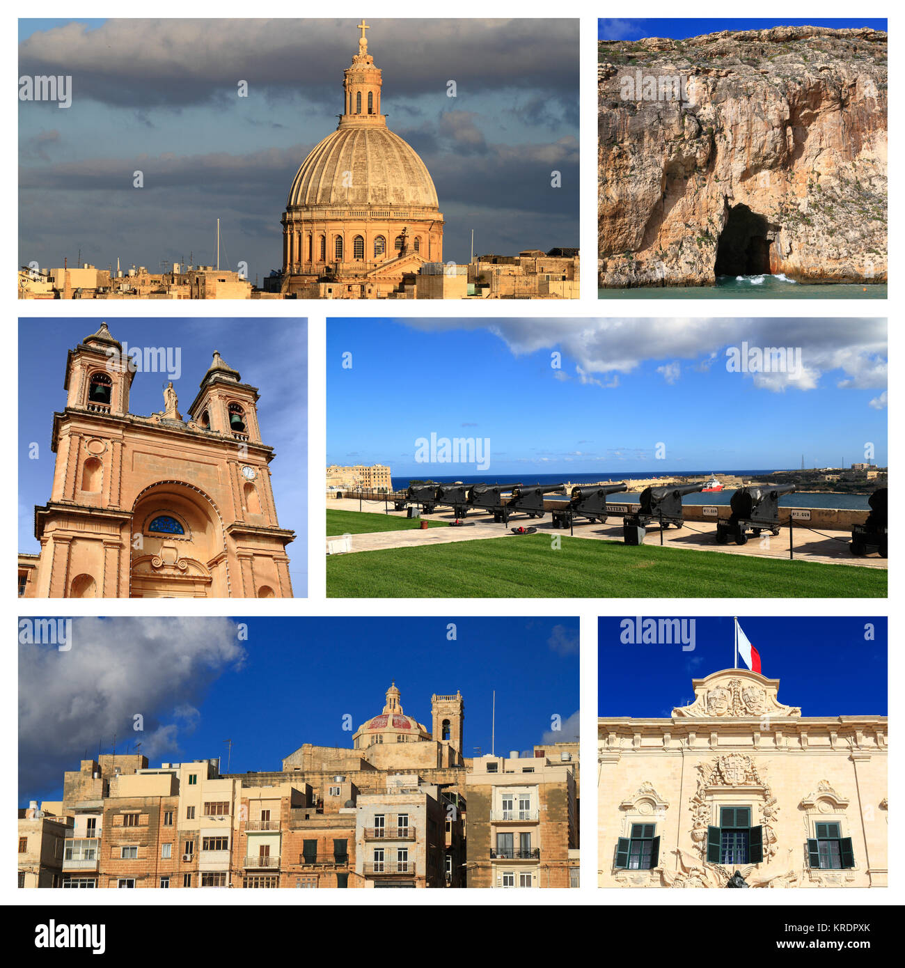 Impressions of Malta, Collage of Travel Images Stock Photo - Alamy