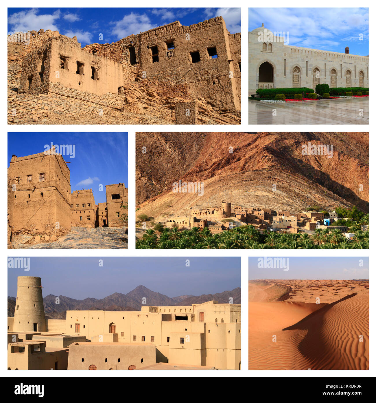 Impressions of Oman, Collage of Travel Images Stock Photo - Alamy