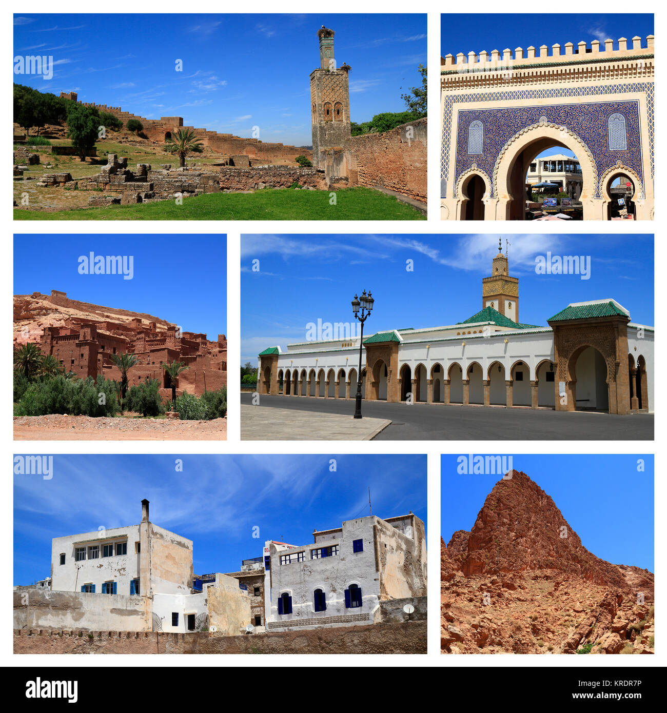 Impressions of Morocco, Collage of Travel Images Stock Photo - Alamy