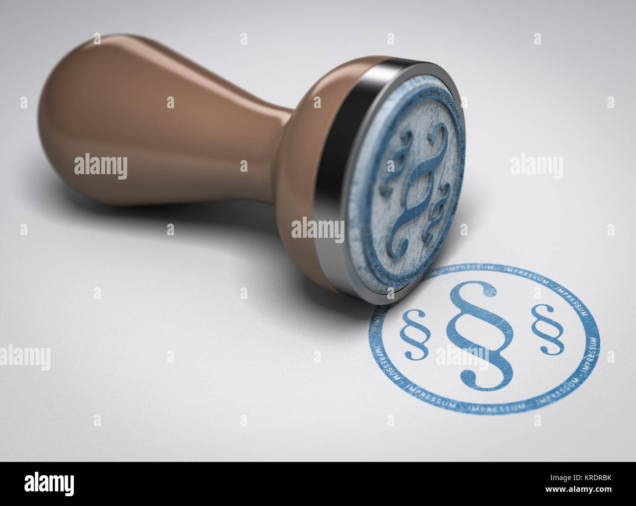 Impressum, German Imprint Symbol Stock Photo - Alamy
