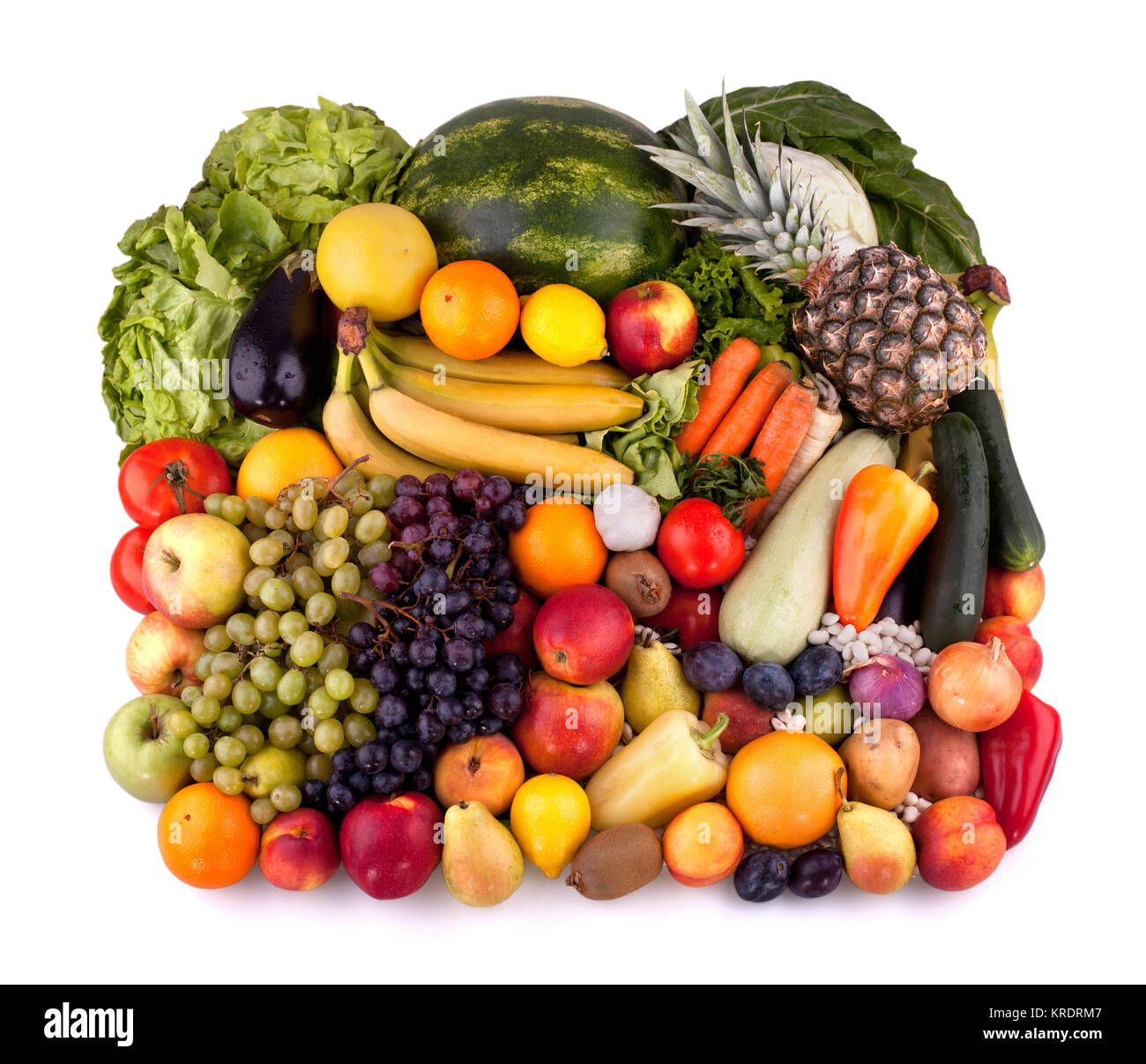 Fruits and vegetables Stock Photo - Alamy
