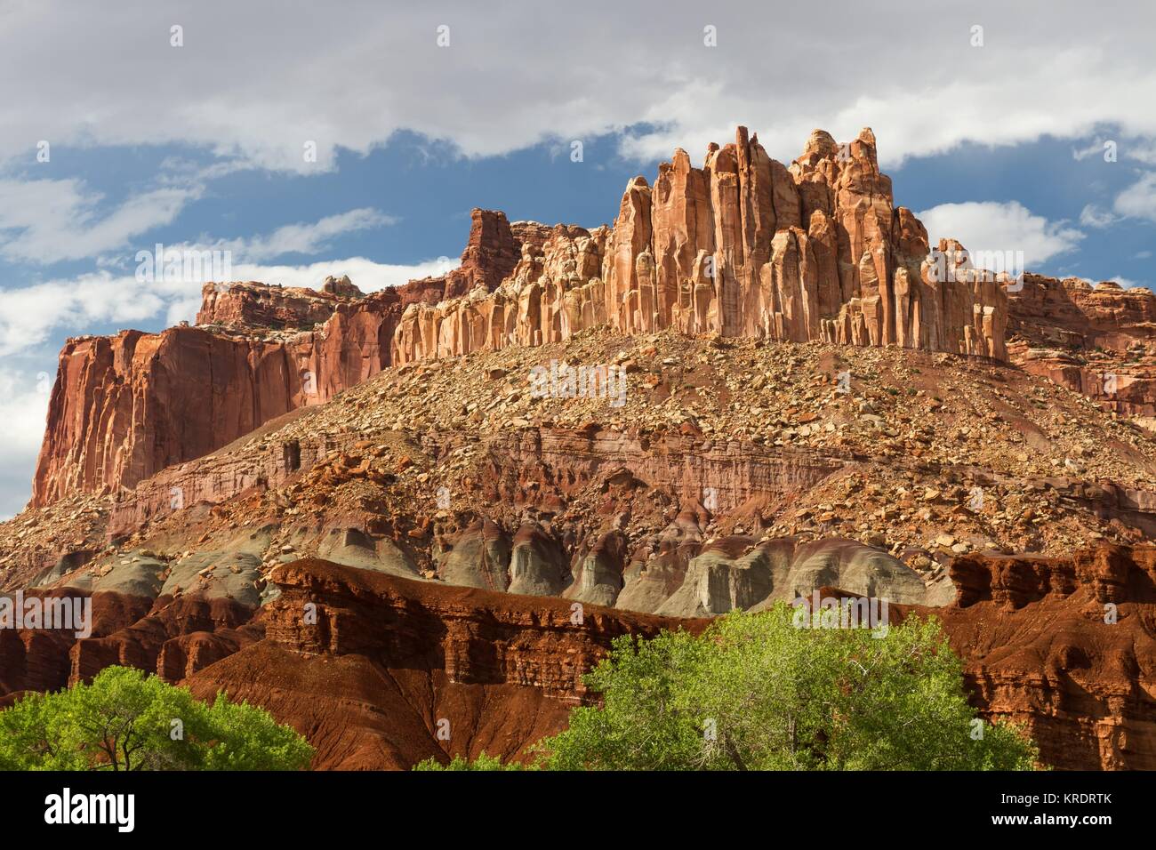 The Castle, Capitol Reef National Park, Utah, USA Stock Photo - Alamy
