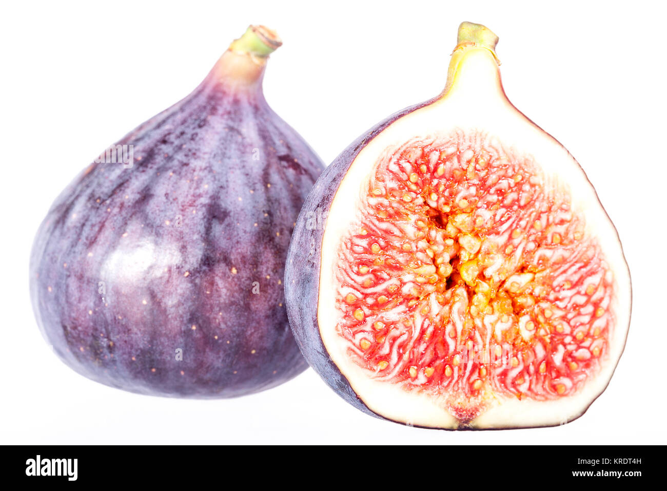 Fruits of fresh fig isolated on white background Stock Photo - Alamy