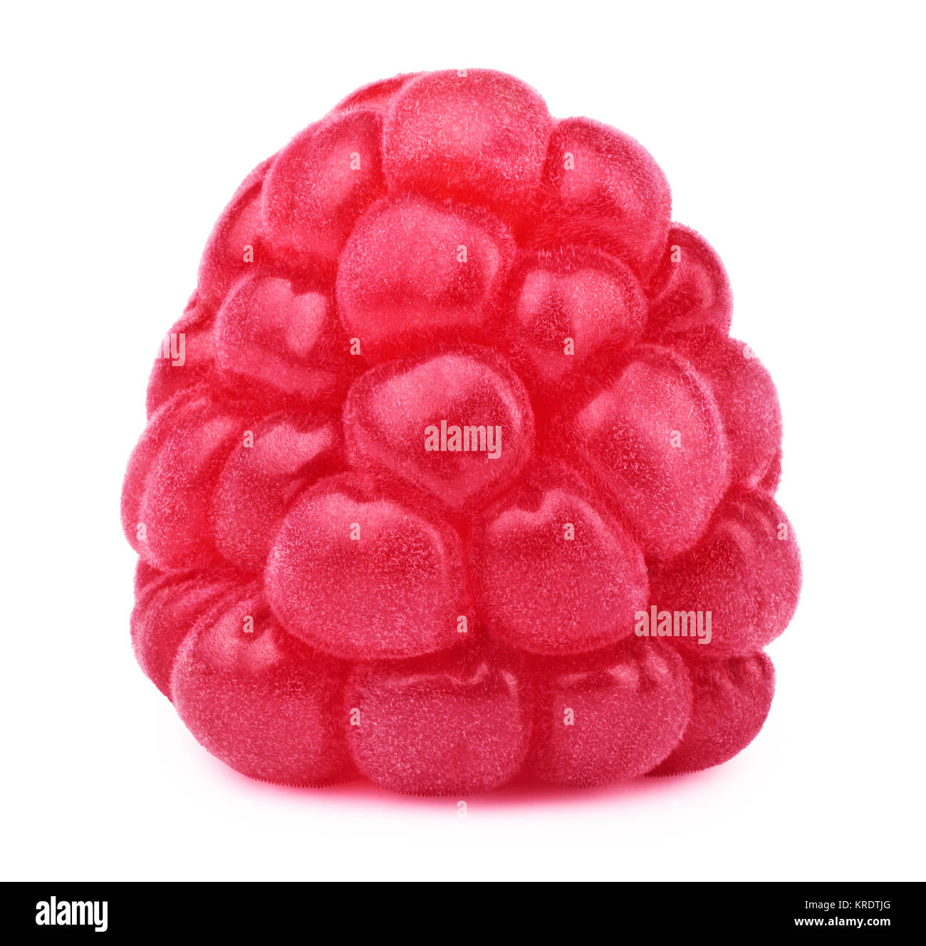 Ripe raspberry isolated on white background with clipping path Stock ...