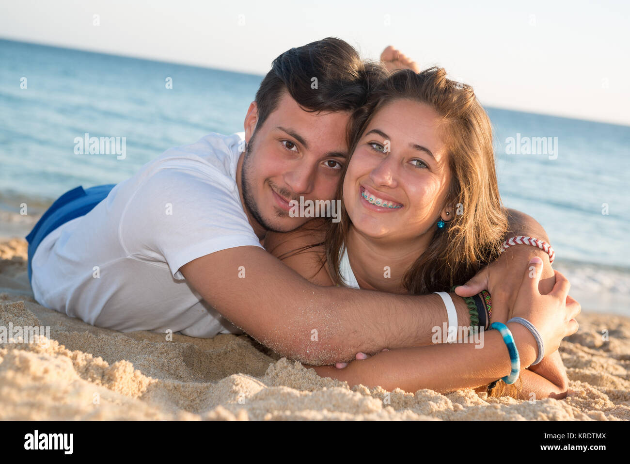 Couple in Summer time Stock Photo - Alamy