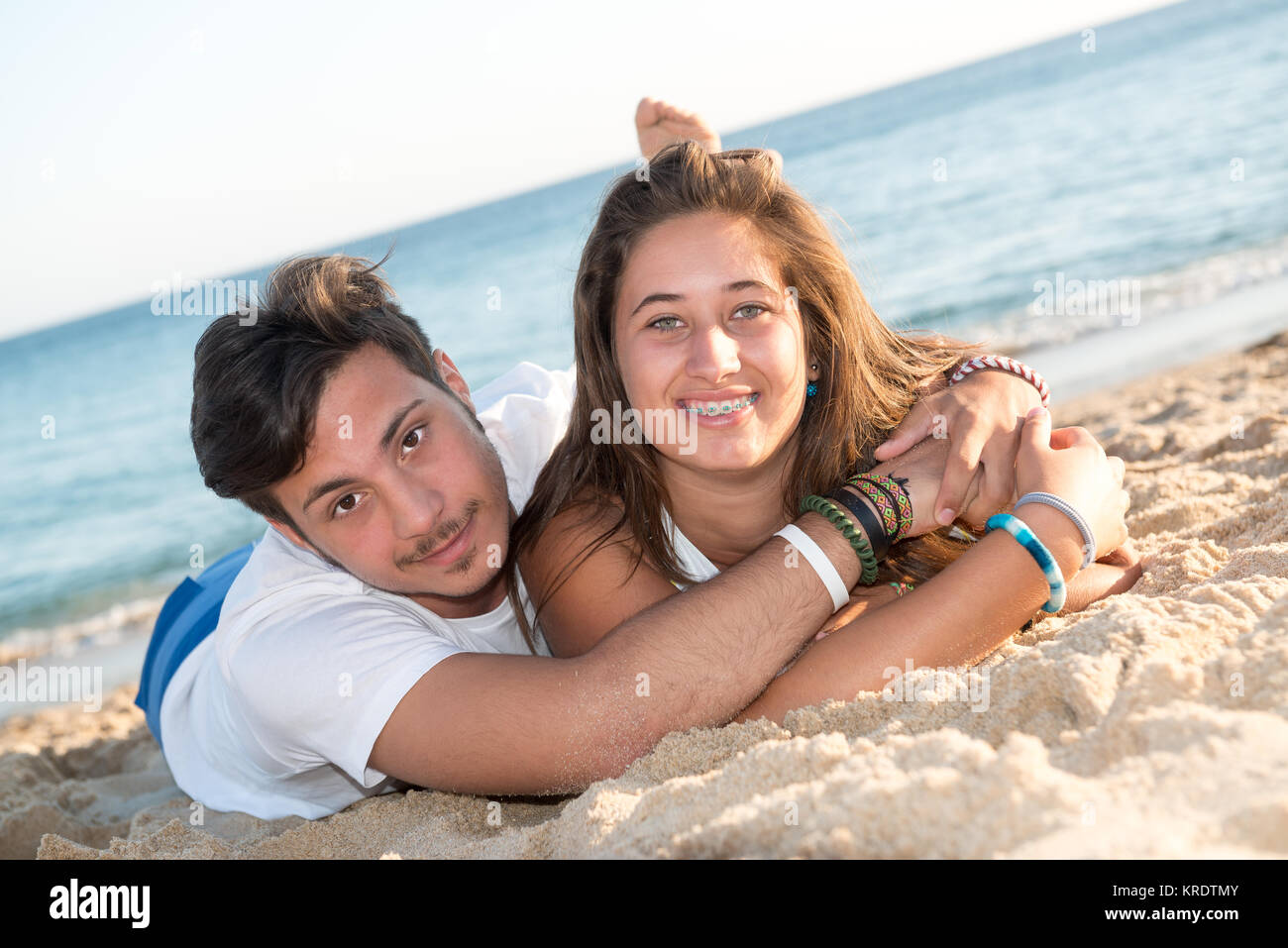 Couple in Summer time Stock Photo - Alamy