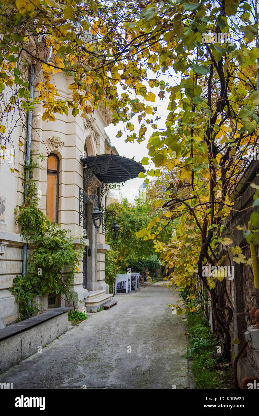 Old house with beautiful architecture in an autumn day Stock Photo - Alamy