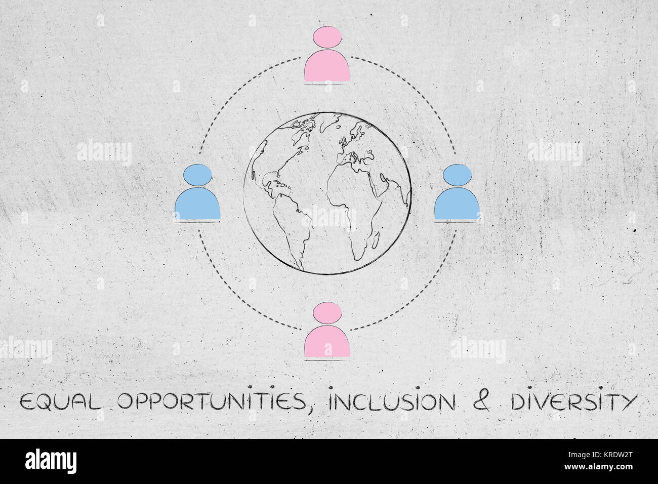 gender equality around the world, team of men and women Stock Photo - Alamy